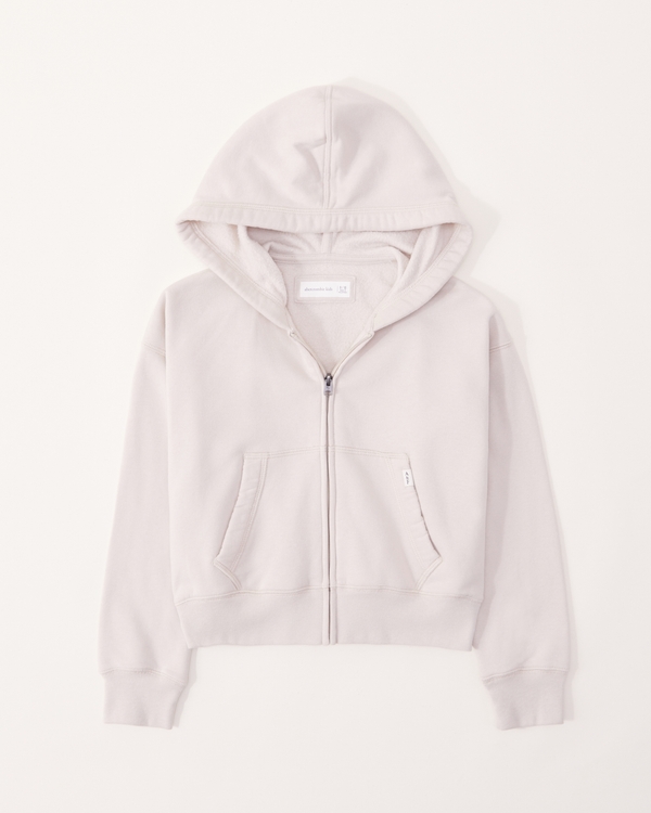 girls zip up hoodies | abercrombie kids