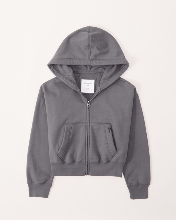 girls zip up hoodies | abercrombie kids
