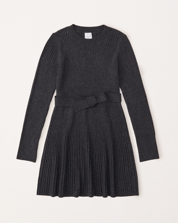 girls ribbed belted sweater dress | girls clearance | Abercrombie.com